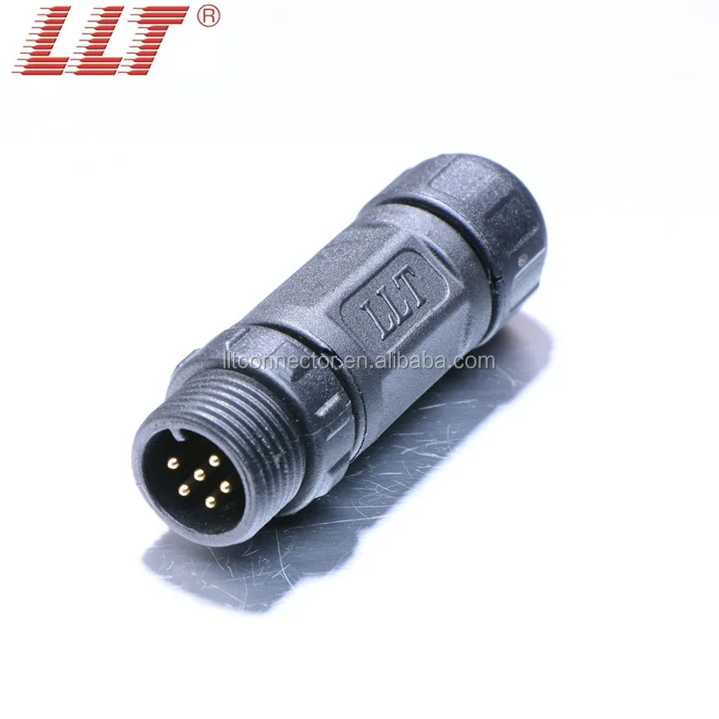 Llt M12 Amp 6 Pin Cable Connectors - Buy Amp Connectors,Amp Cable ...