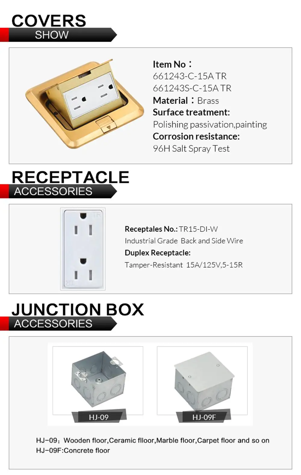 High Quality American Socket Electrical Pop Up Socket Outlet Electrical ...