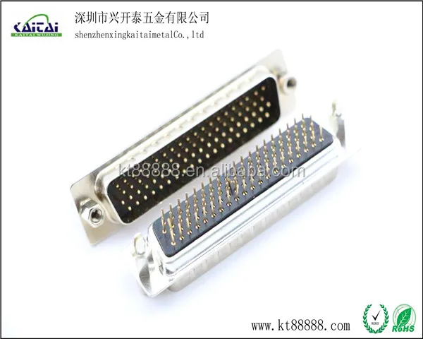 Solder White D-sub 78 Pin Female Connector - Buy D-sub 78 Pin Female ...