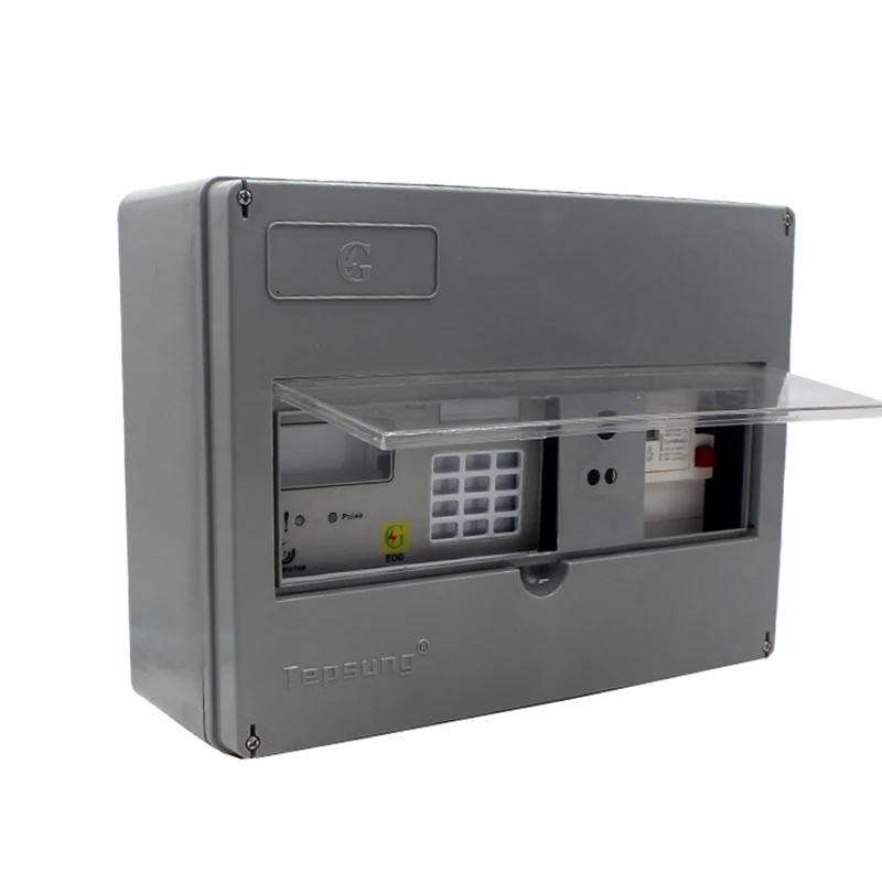 Africa PC Material Prepaid Meter Box for CUI and Breaker