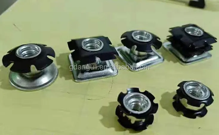 Double Spring Threaded Star Nut Tube Insert Connectors