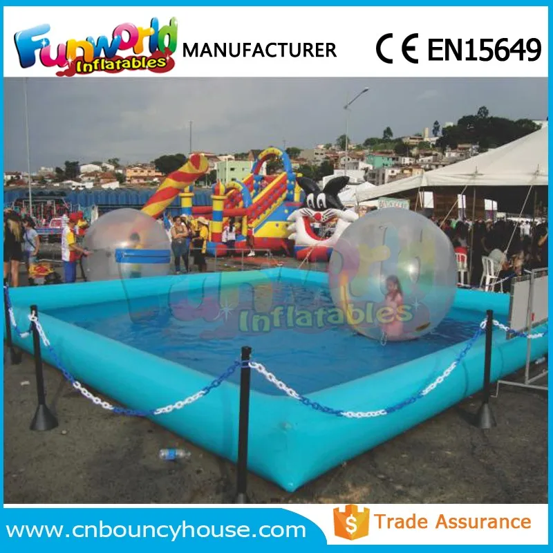 Giant Square Plastic Pool - Durable Inflatable Swimming Pool
