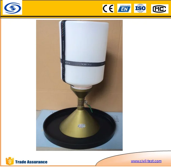 35-t0129 Sand Density Cone Test Set Metal Base Plate - Buy 6.5inch Hole ...