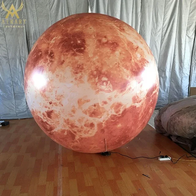 9 Planet Inflatable Mars Balloon - Customized Jupiter Lighting