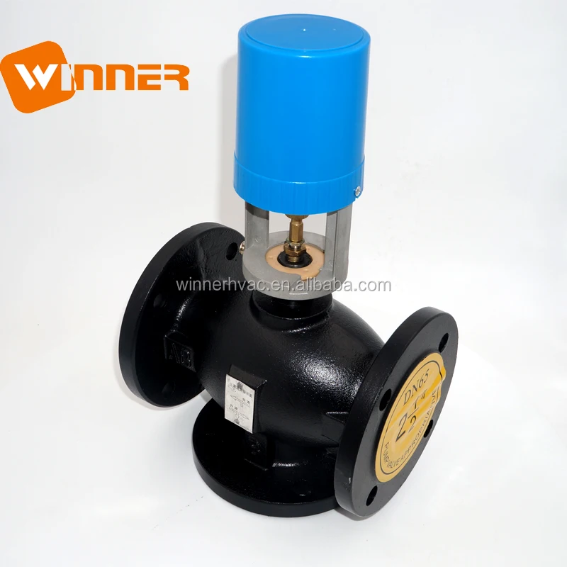 Winvall Motorized Flanged Connection Valves Electric Actuator Control ...