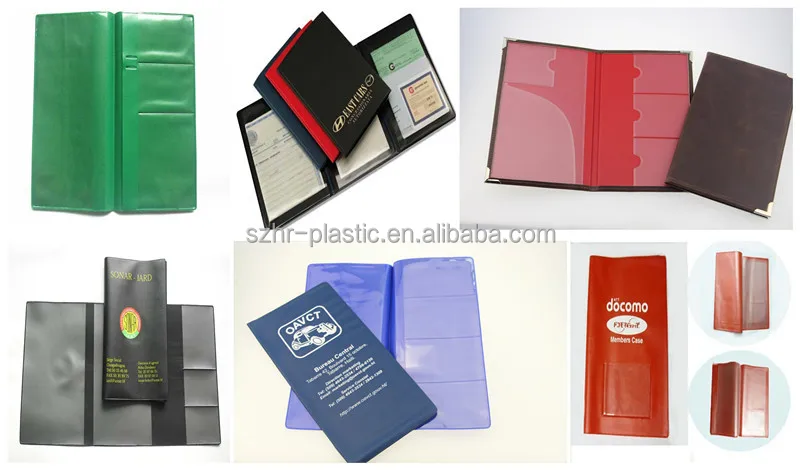 New Design Pvc Zip Lock Flexible Sheeting Permit Holder Document Holder ...