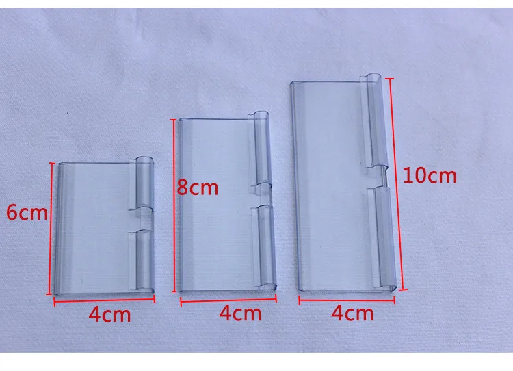 Single Color Supermarket Pvc Flip Scan Snap-on Shelf Plastic Price Data ...