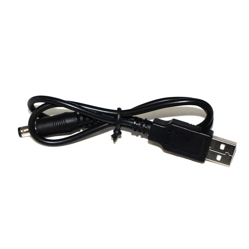 2m Black Pc 22awg Usb To Dc 2.5 5.5mm Cable - Buy Usb To Dc 2.5 Cable ...