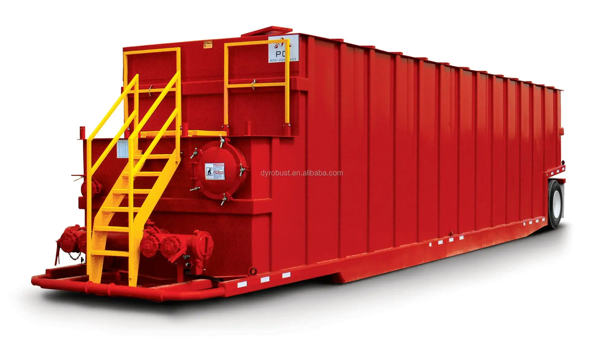 500BBL Oilfield Mobile Storage Frac Tank Mud Tanks with Trailer