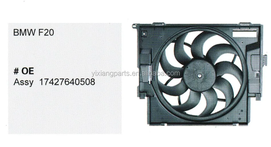 Auto Air Conditioning 12v Condenser Fan For Bmw F20 17427640508 - Buy ...