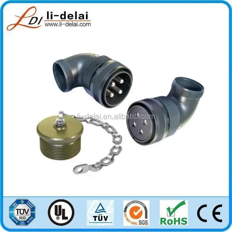 2 Pin Mil Spec Connectors (ms3102a20-23s) Plug Amphenol Mil-c-5015 ...