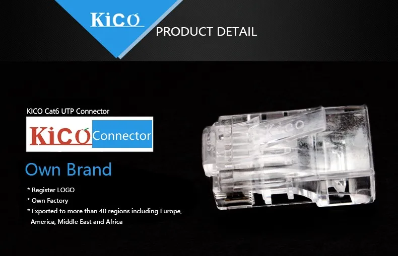 KICO UTP 8P8C Cat6 Ethernet Cable - High Quality Lan Cable