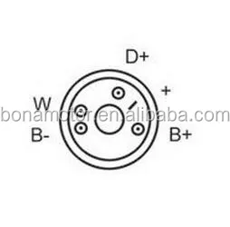 Auto Parts Car Generator Alternator 12167 0120469569 0120469643 For ...