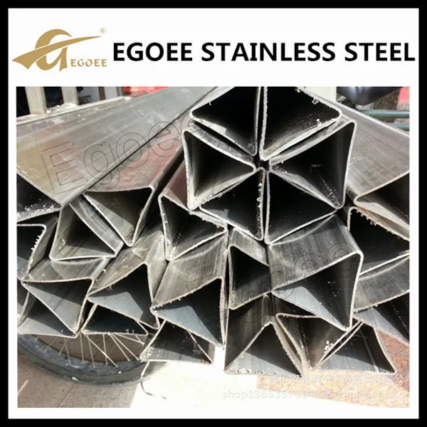 Hollow Triangle Pipe Stainless Steel Half Round Pipe Sizes - Buy ...
