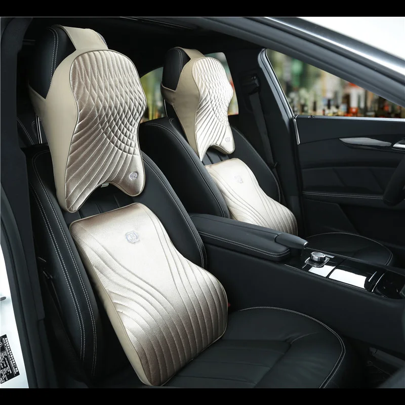 Sewing Patterns Car Headrest Pillow Seat Lumbar Support Cushion Silk ...