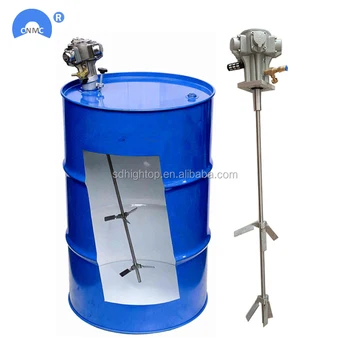 Stainless Steel 0.5 Hp Motor 200 Liter Drum Mixer Pneumatic And ...