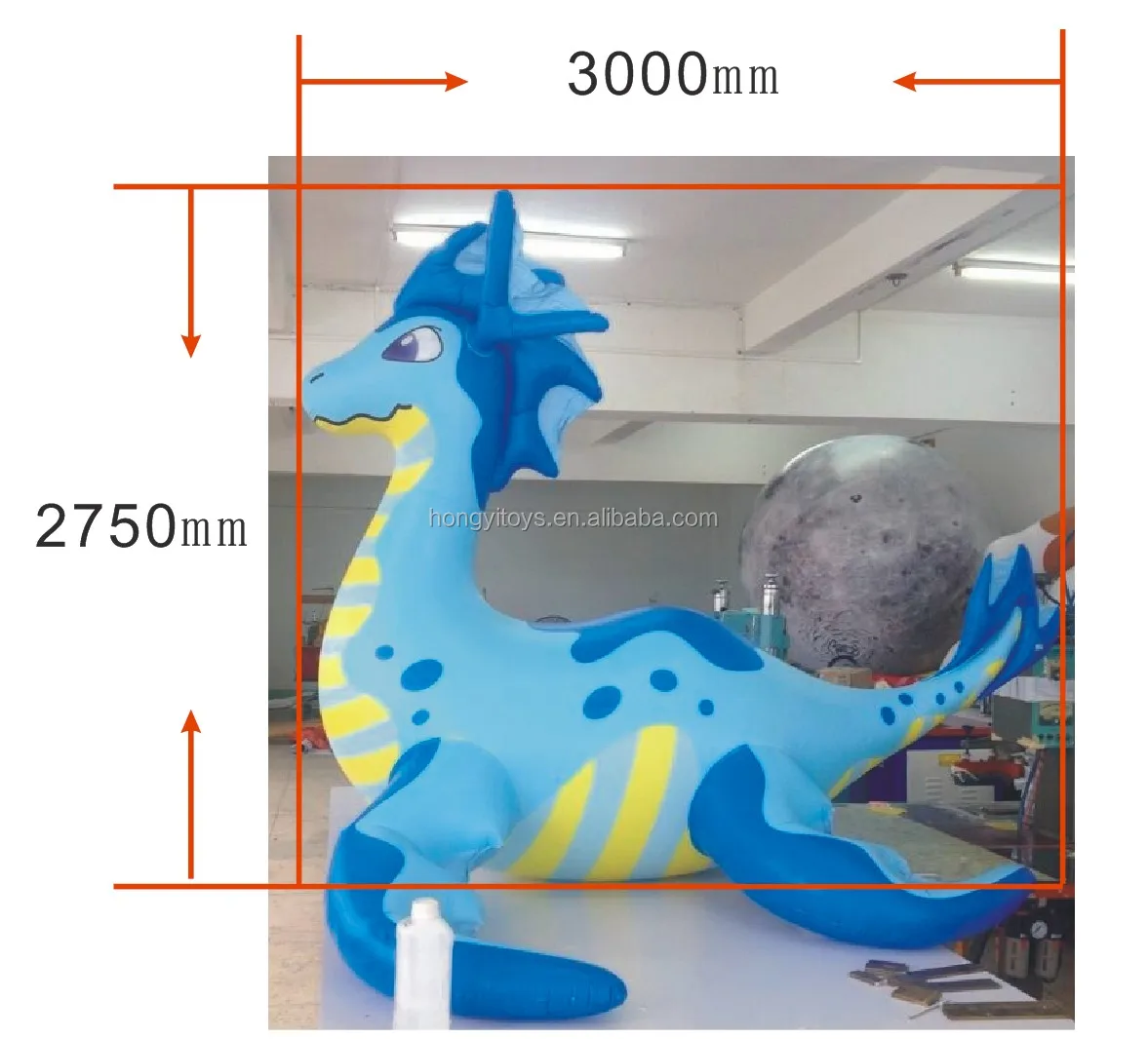 Dragon Inflable Hongyi,Dragón De Pvc Personalizado,Azul - Buy Hongyi ...