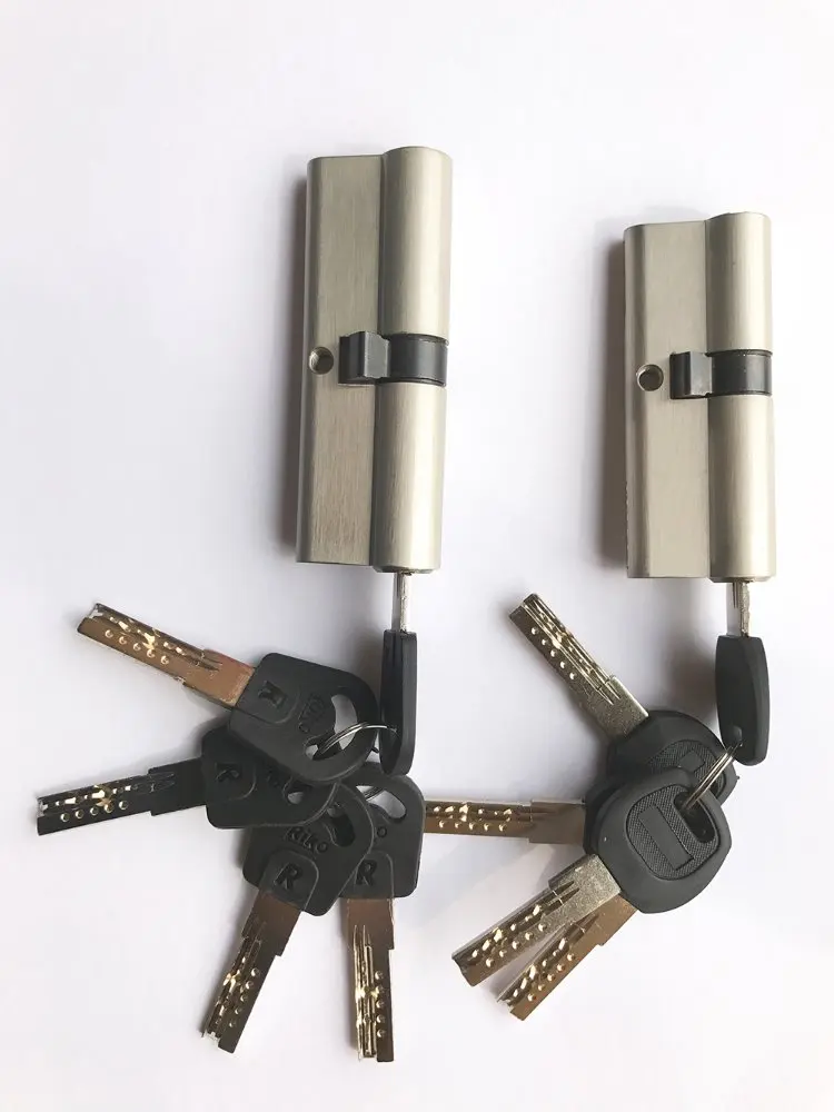 6 Pins Brass Mortise Door Lock Cylinder - Secure & Durable