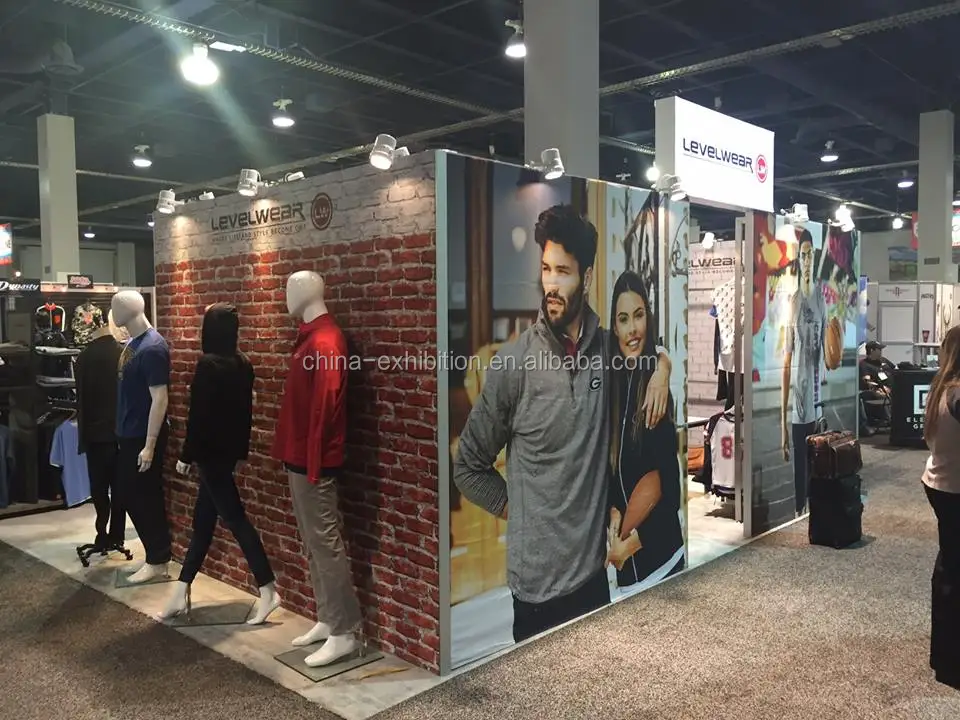 Gorgeous Trade Show Booth Designs For Clothing Shop Display - Buy ...