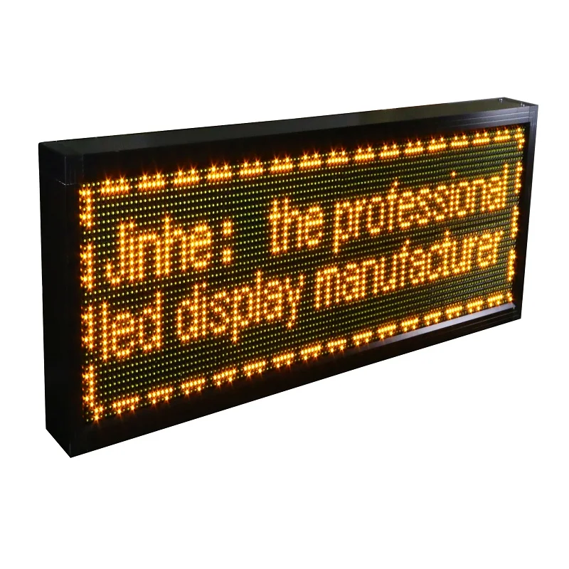 Super Light Bus Program Led Destination Sign Moving Message P10 Yellow ...