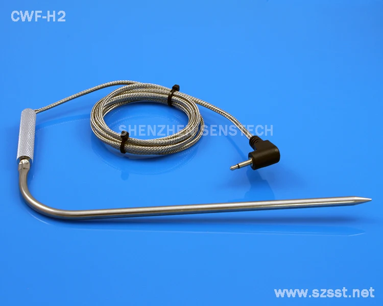 NTC Thermistor BBQ Cooking Temperature Probe with Aluminum Handle