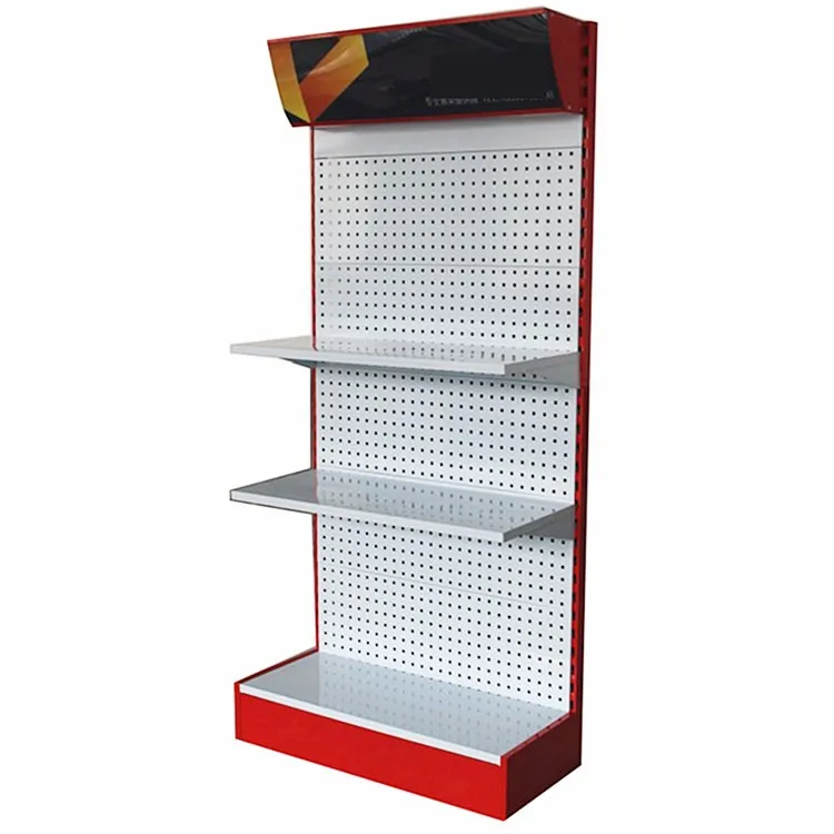 Rak Display Pegboard Logam Kustom Rak Display Toko Grosir Pabrikan ...
