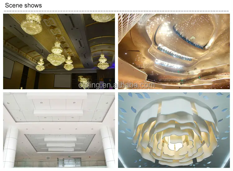 Plaster of paris GRG ceiling designs & GRG gypsum 3d wall panel for ...