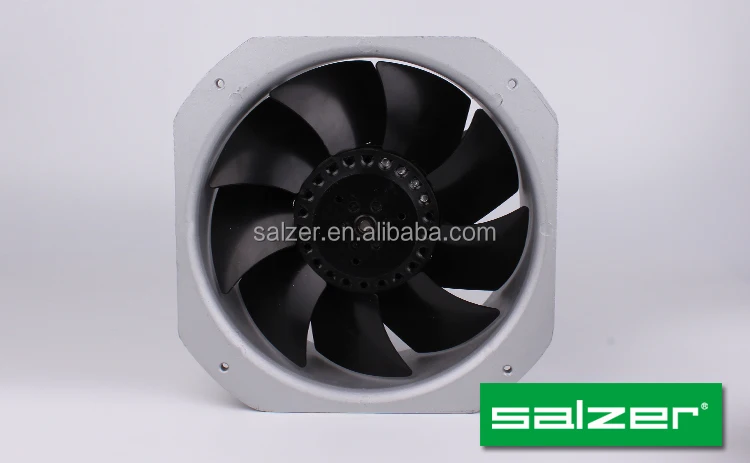 Salzer Pd225m-220 Ac Axial Fan Motor Cooling Fans Metal Impeller Ball ...