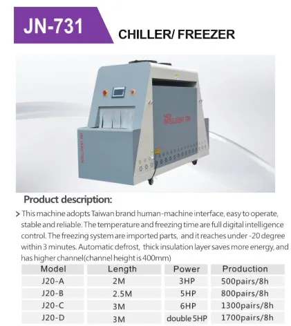 Automatic Shoe Chiller Machine Instant Shoe Upper Cooling And Shaping ...