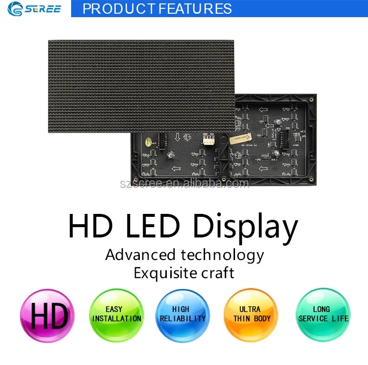 Indoor P4 32x64 Led Panel Rgb Led Smd2121 Led Module Manufactured In ...