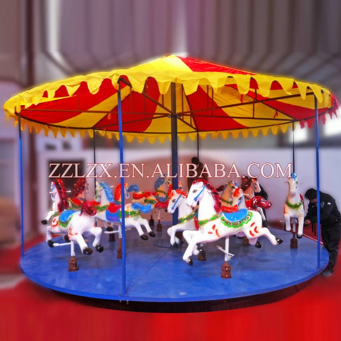 Carousel Rides with Trailer Mounted - Amusement Park Fun