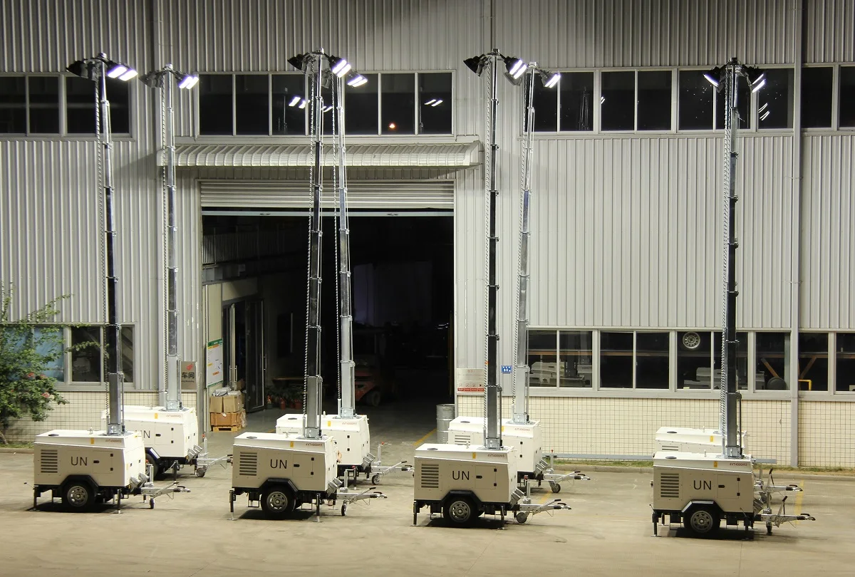 4*1000W Kubota Engine Portable Cheap Light Tower| Alibaba.com