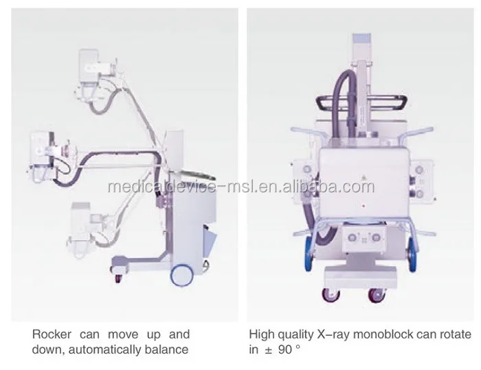 Competitive Price Medical Diagnostic Mobile X Ray Machine / Radiography ...