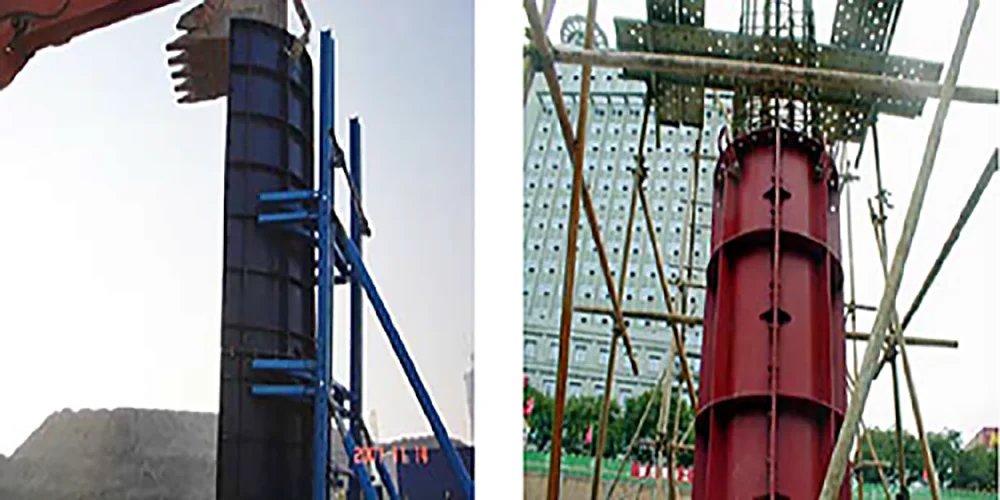 Steel Column Formwork For Concrete - Buy Round Column Formwork,Steel ...