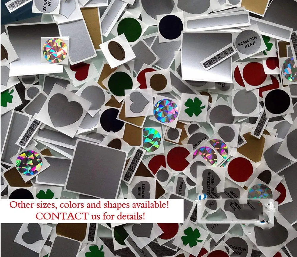 Custom Scratch And Sniff Sticker With Scratch Here Scratch Off Labels ...