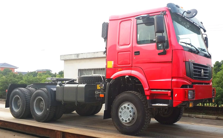 Sinotruk 6x6 Off Road All Wheel Driving / Awd Tractor Truck 371 Hp ...