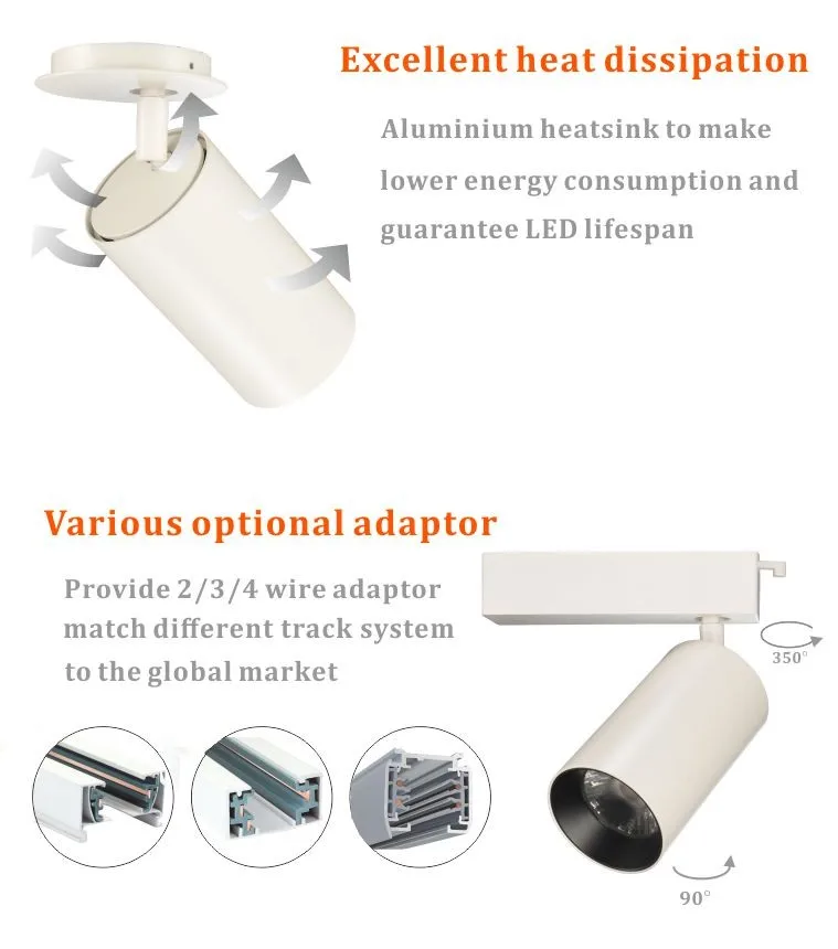 Adjustable Led Track Light,Led Track Lamp,10w 25w 30w Restaurant ...