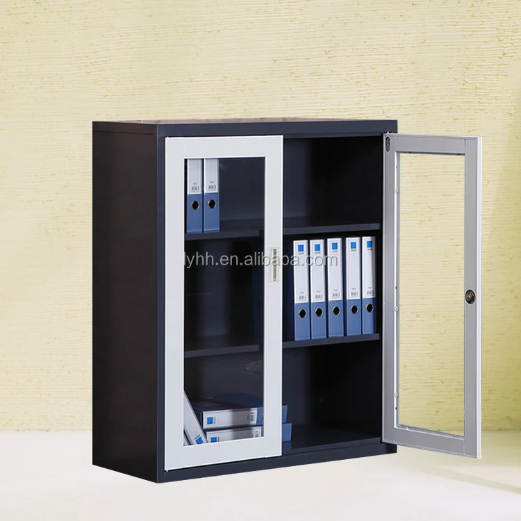 Furnitur Kantor Di Bawah Meja,Lemari Logam Pintu Ayun Kaca Ditumpuk ...