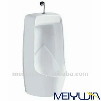 Bathroom Floor Standing Waterless Tall Pedestal Human Urinal For Hotel ...