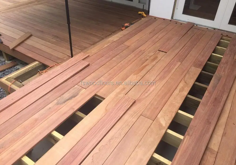 Swimming Pool Brazilian Teak Hardwood Decking Outdoor Floor - Buy ...