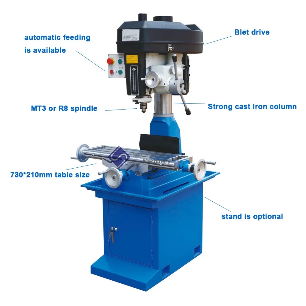 ZX30 Mini Small Milling Drilling Machine - 1 Year Warranty