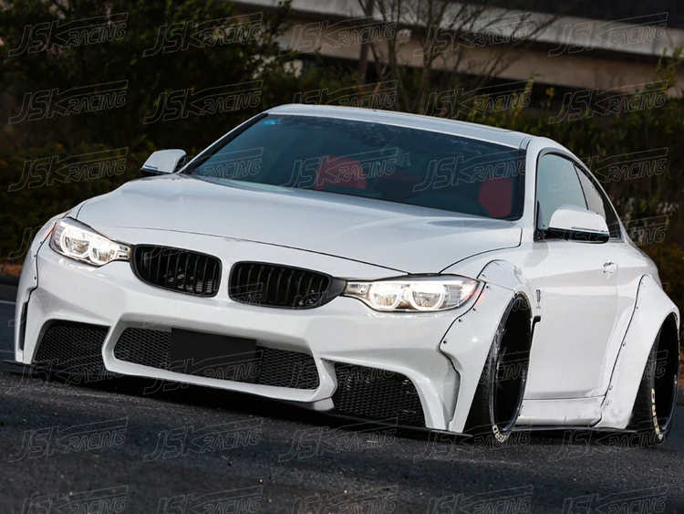 2013-2016 Lb Style Wide Glass Fiber Frp Body Kit For Bmw 4 Series F32 ...