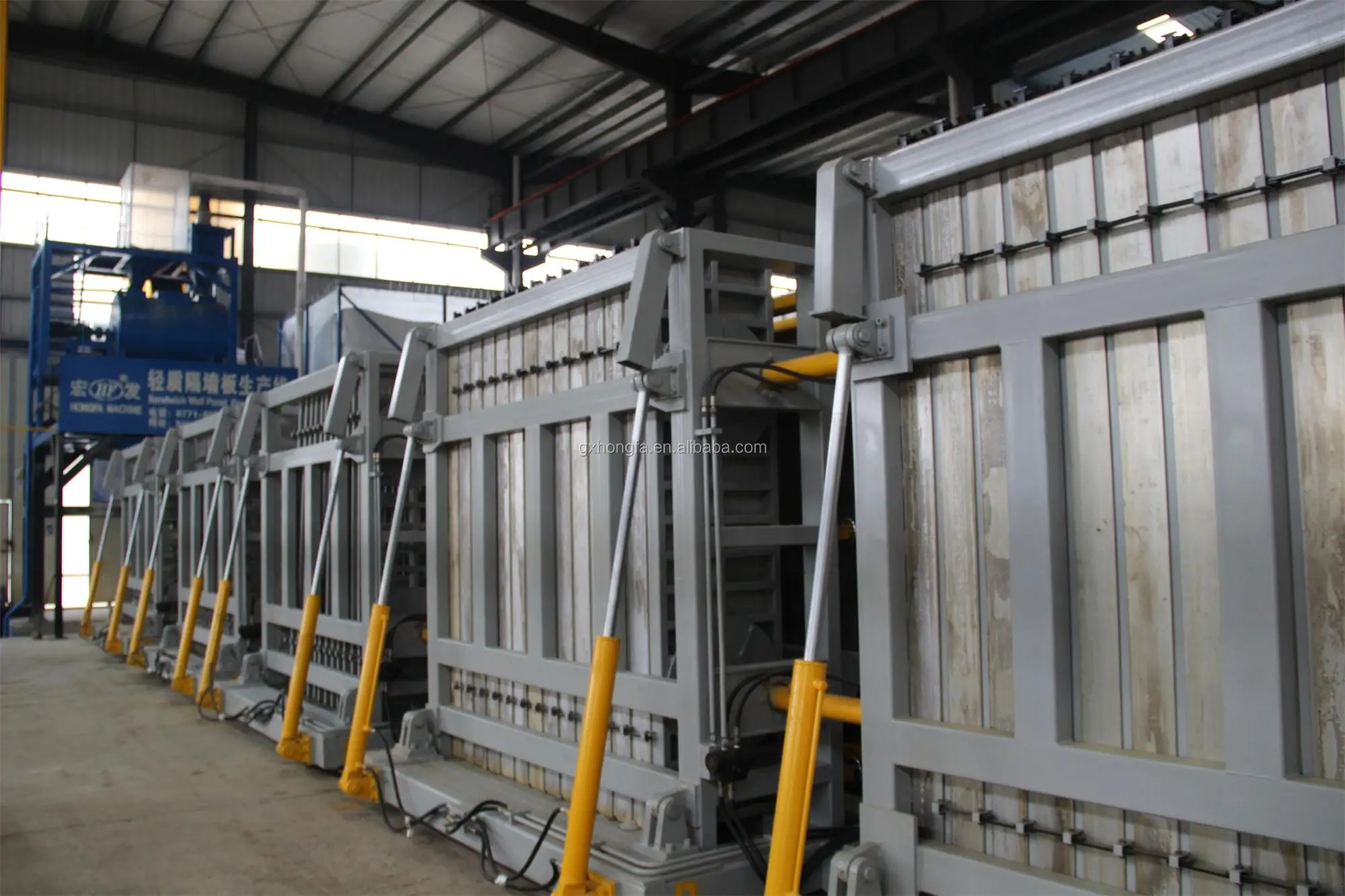Precast Concrete Boundary Wall Panel Production Line Eps Concrete ...