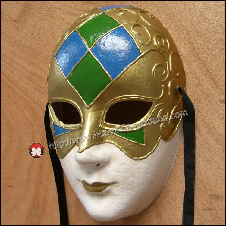 Venetian Clown Mask Popular New Venetian Masquerade Mask Halloween Mask ...