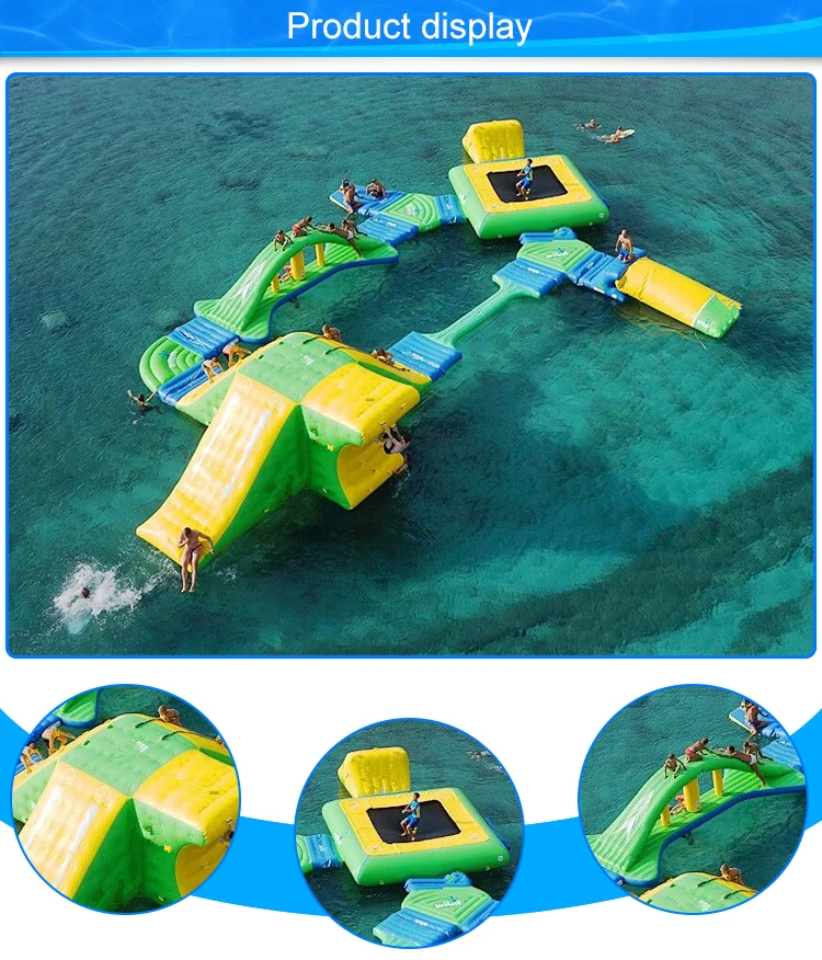 Mini Slide Splash Mobile Amusement Portable Ground Used Water Park ...