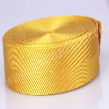 Adjustable Nylon Strap Yellow Herringbone Nylon Webbing Tape ...