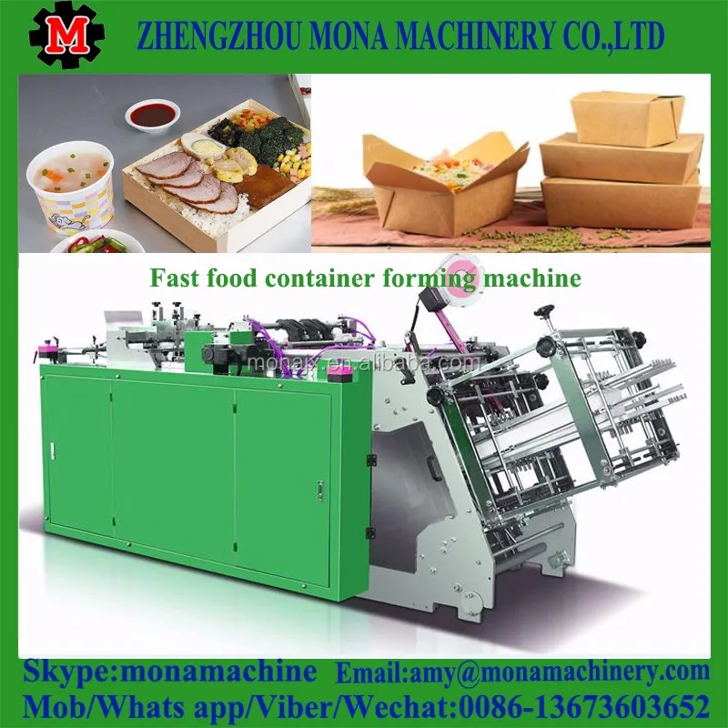 Kraft Paper Food Meal Carton Cardboard Lunch Burger Box Product Making ...