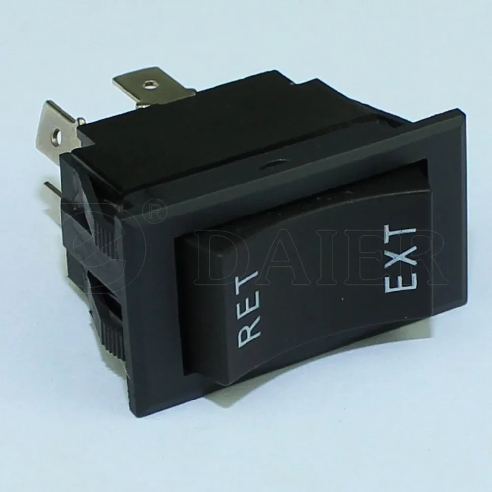 Kcd2-7-223b 30a Dpdt 4 Pin On-off-on Reset 12 Volt Rocker Switch - Buy ...