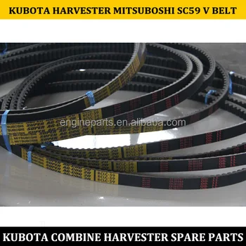 Mitsuboshi Belt For Dc70 Harvester 5t078-11570 Sc59 Belt - Buy ...