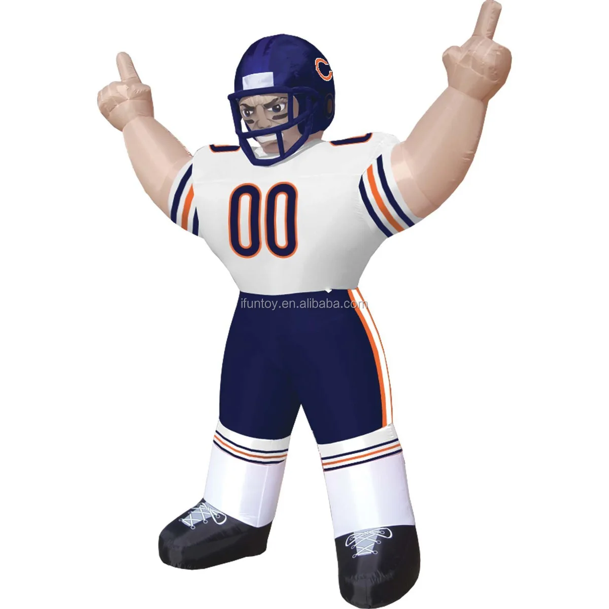 Customized Giant Inflatable Football Player Model For Advertising/ Nfl ...